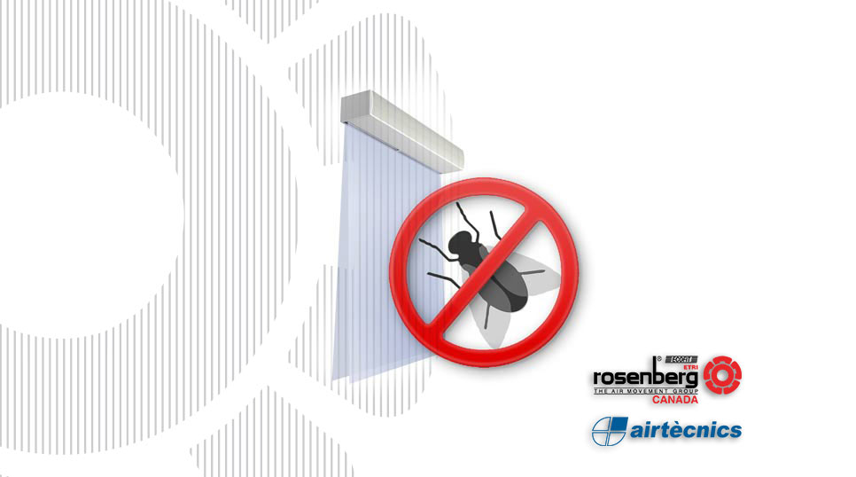 Air curtains for insects control (Video) // Rideaux d'air pour la lutt ...