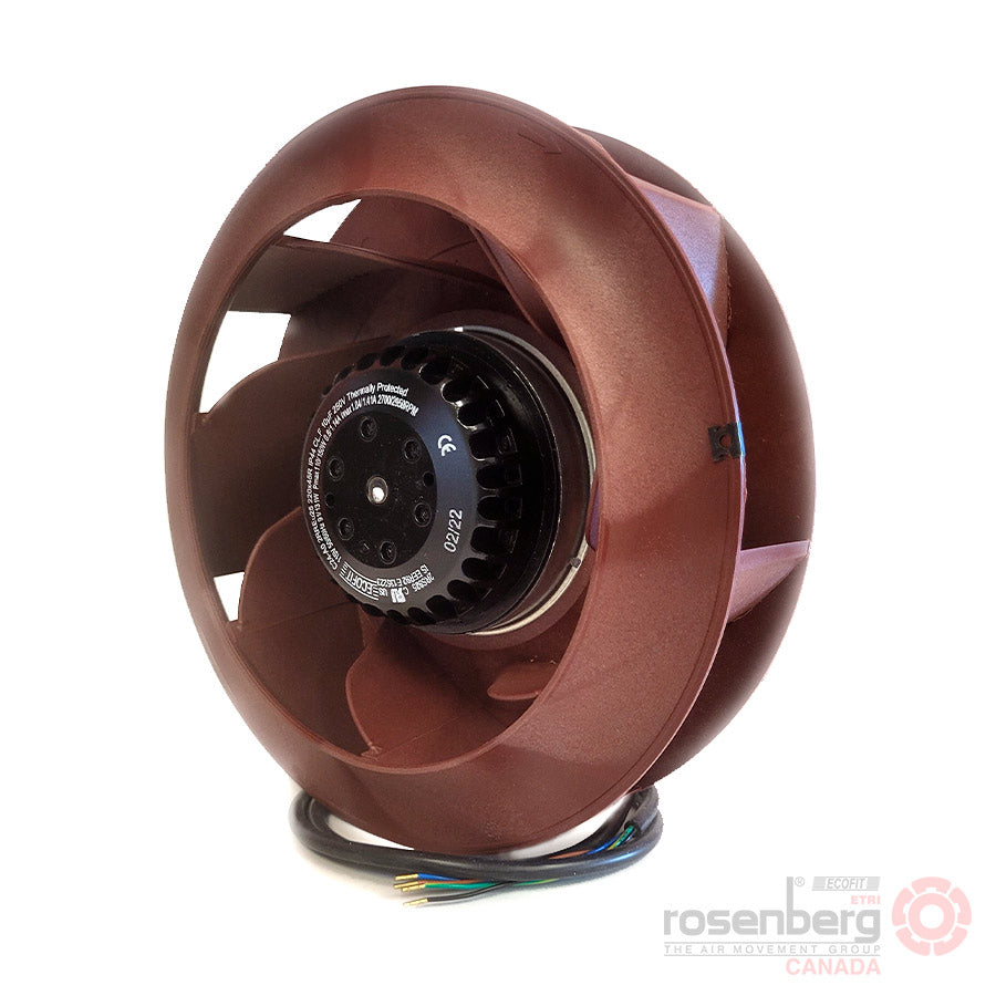 ECOFIT Backward-curved AC Fan,(C24-A03/2RREu25 220x45R (115V ...