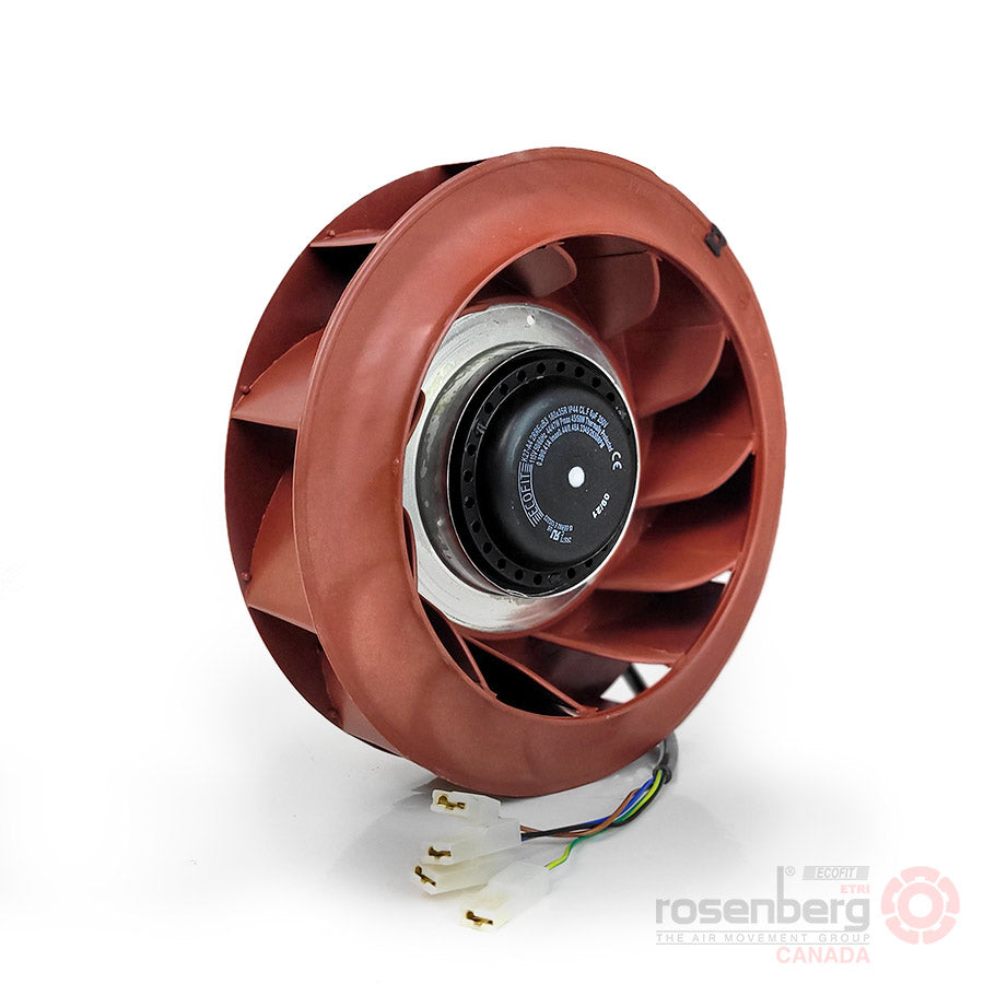 Rosenberg Canada: ECOFIT Backward-curved fan, 180 mm.