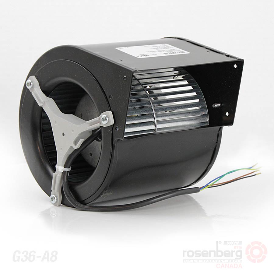 Rosenberg centrifugal AC Fan, Single inlet, 460DV. P/N B10-25046 ...