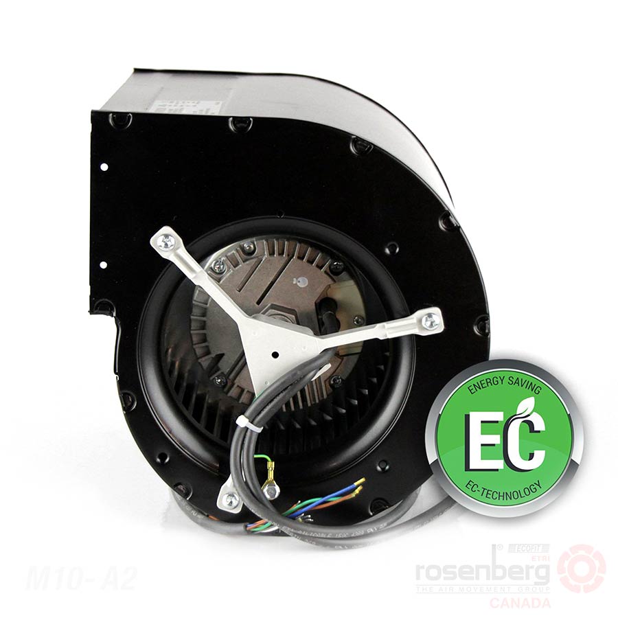 Rosenberg Plug Gen3 EC /ECM fan. GKHR 355-CIB.112.6FF IE Gen3 (Model N ...