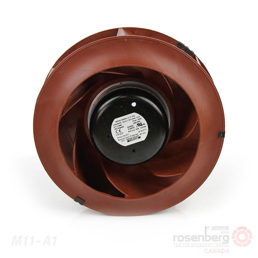 ECOFIT Backward-curved EC Fan /energy-saving ECM fan, 220mm, (RREuG9 ...